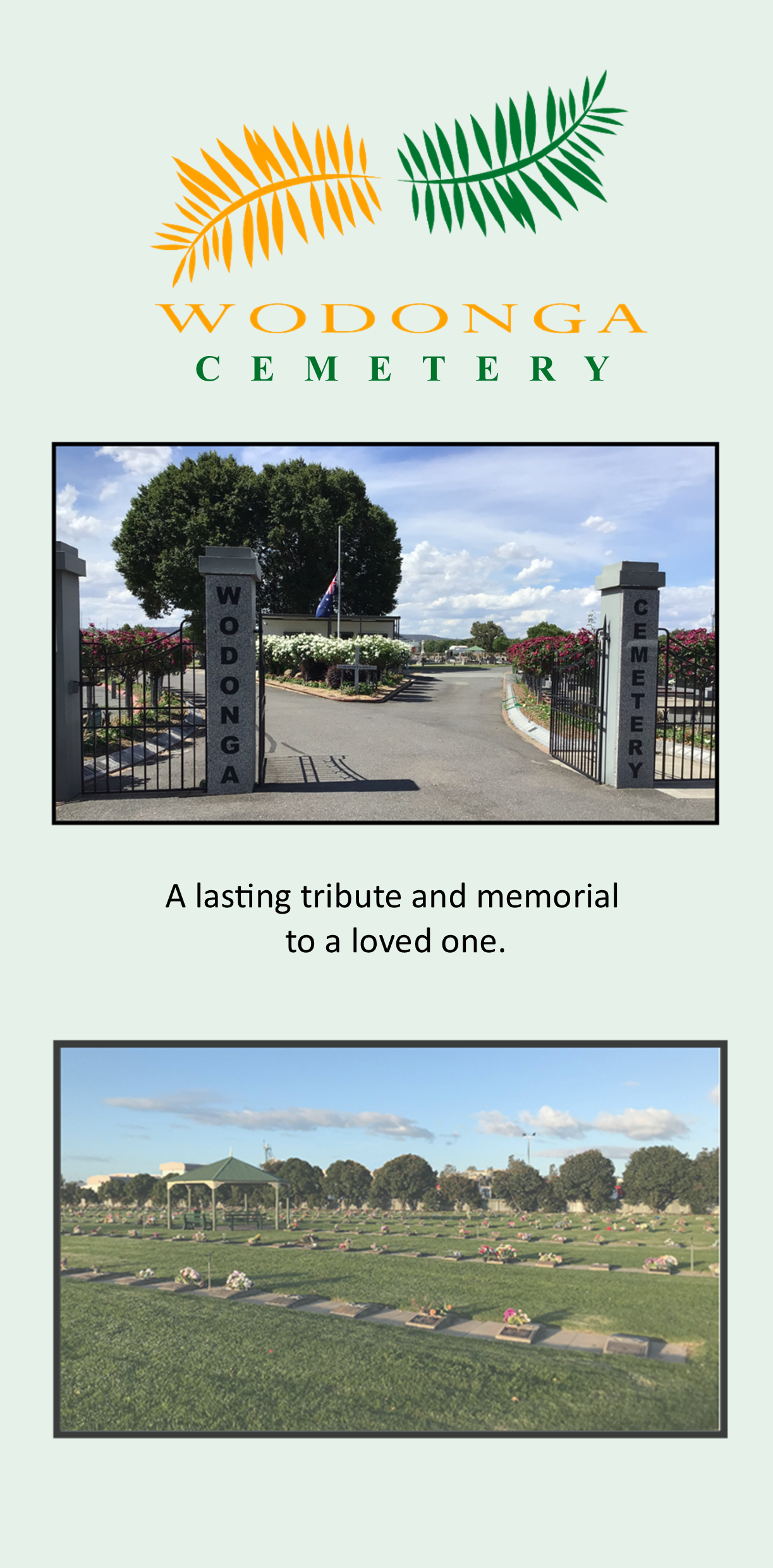Brochures – Wodonga Cemetery